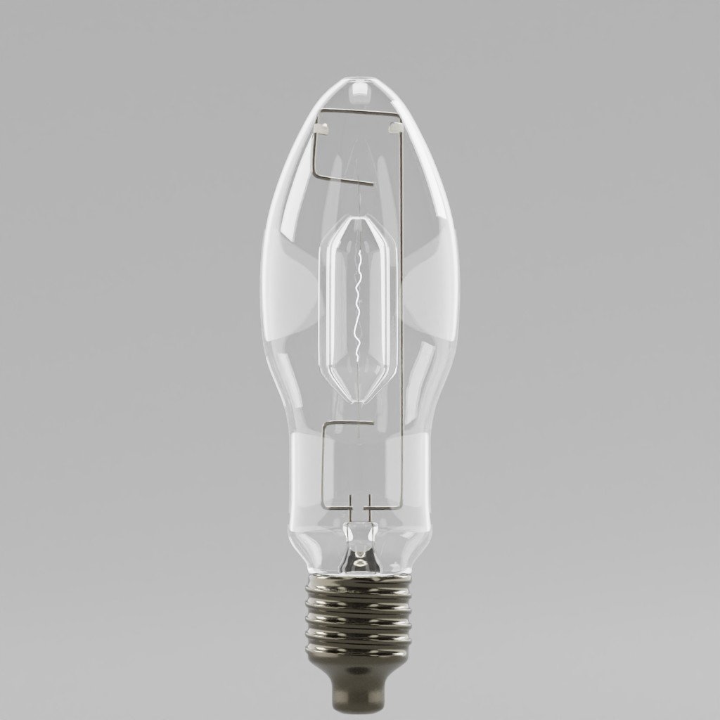 Metal halide light bulb | FREE Industrial Lights models | BlenderKit