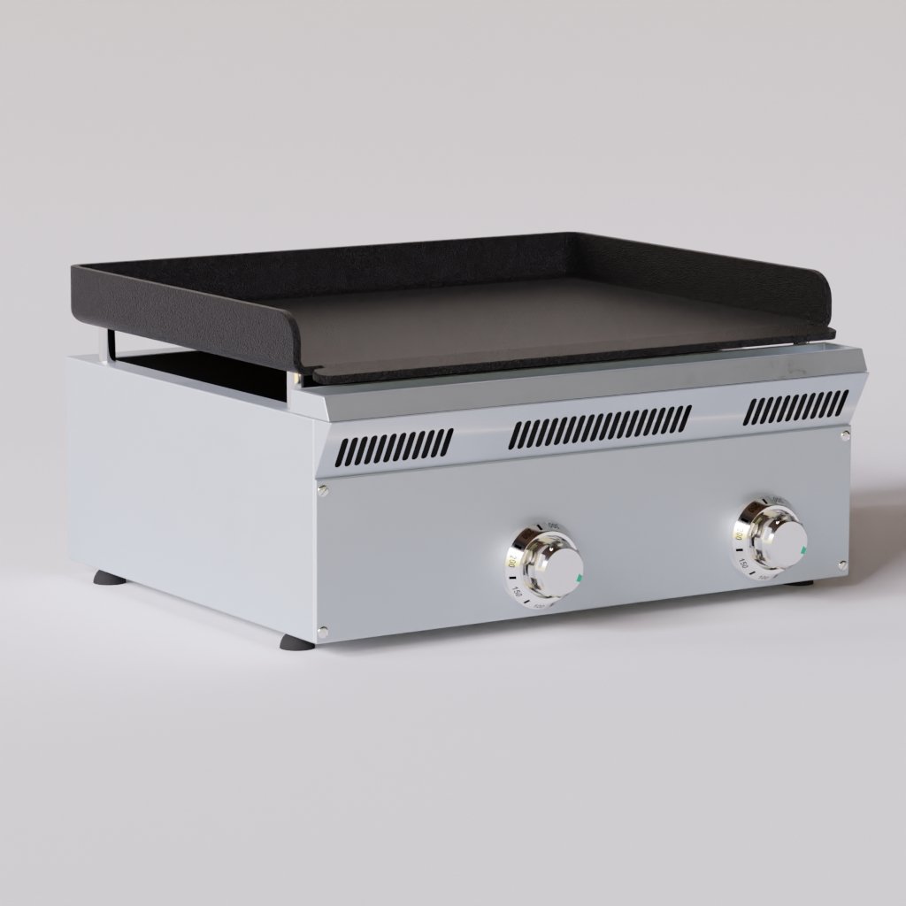 Professional Gas Griddle | Kitchen Appliances models | BlenderKit