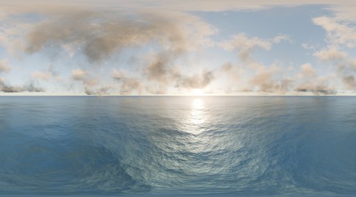 Calm Ocean Sunrise | Water Environments HDRis | BlenderKit