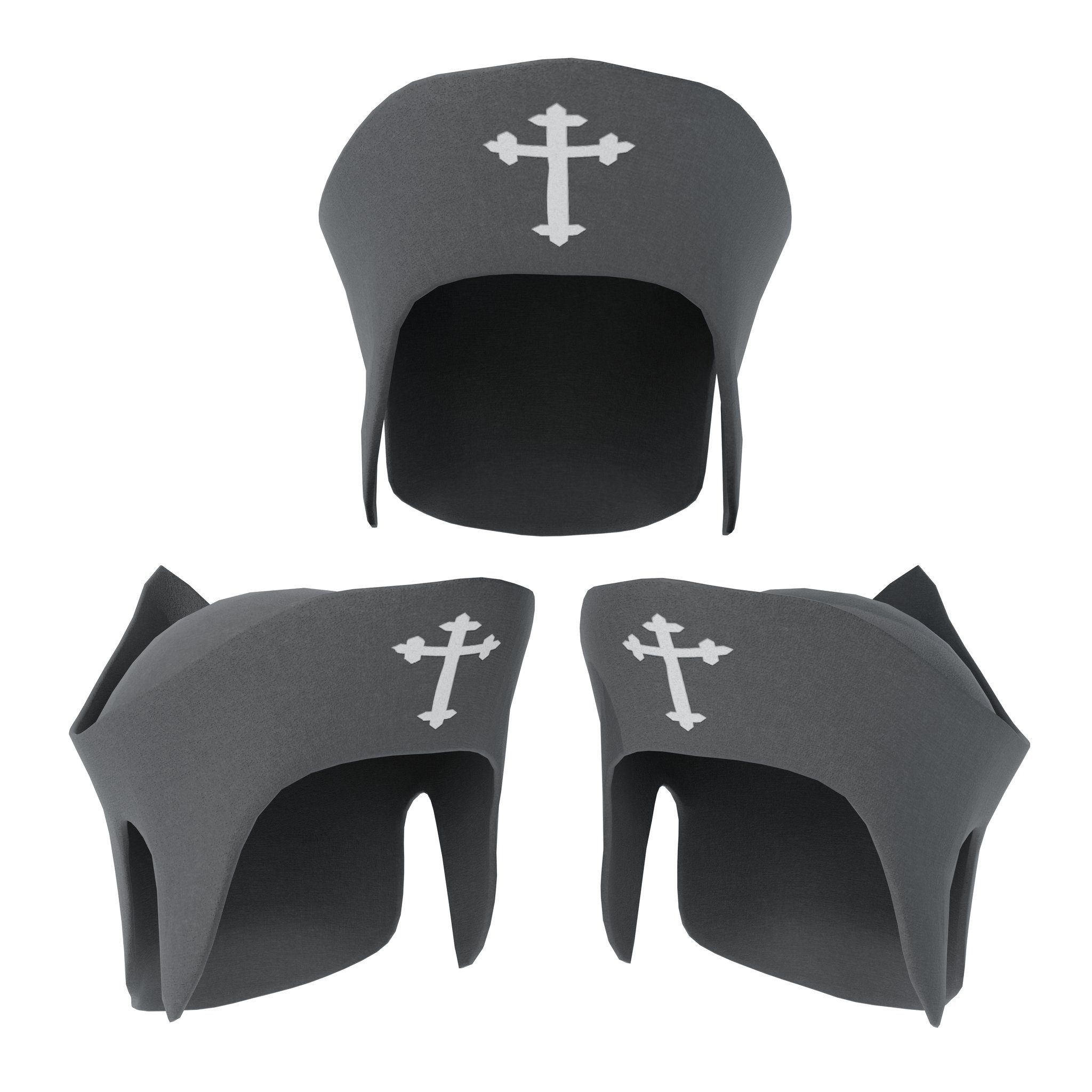 Priest Hat | Headwear models | BlenderKit