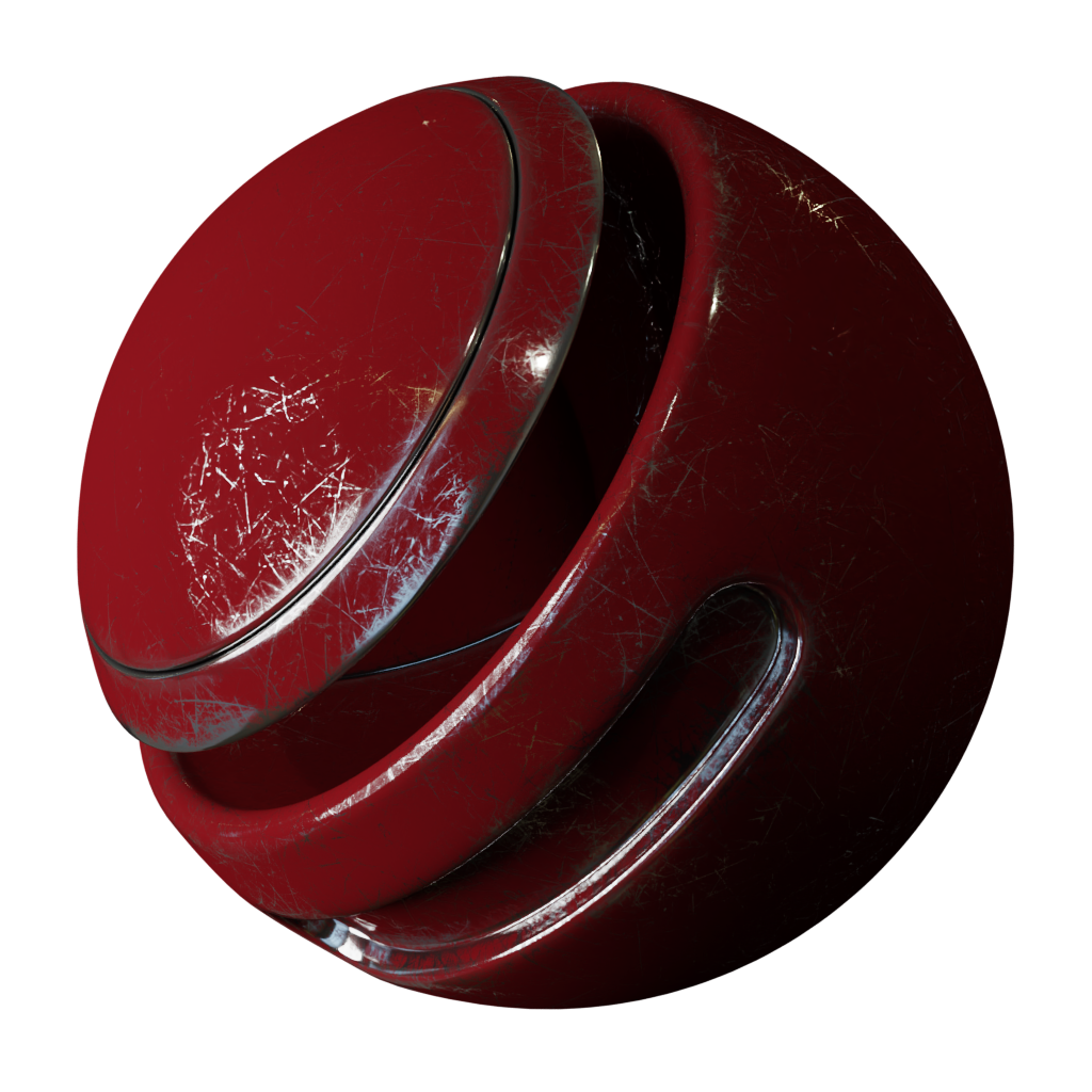 Cycles Red & Silver Smart Material | FREE metal materials | BlenderKit