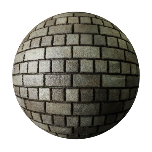 Stone Flags or Bricks 1 | FREE bricks materials | BlenderKit