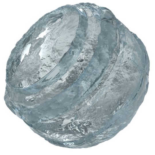 Ice with Frozen Areas 02 | FREE 3D ice materials | BlenderKit
