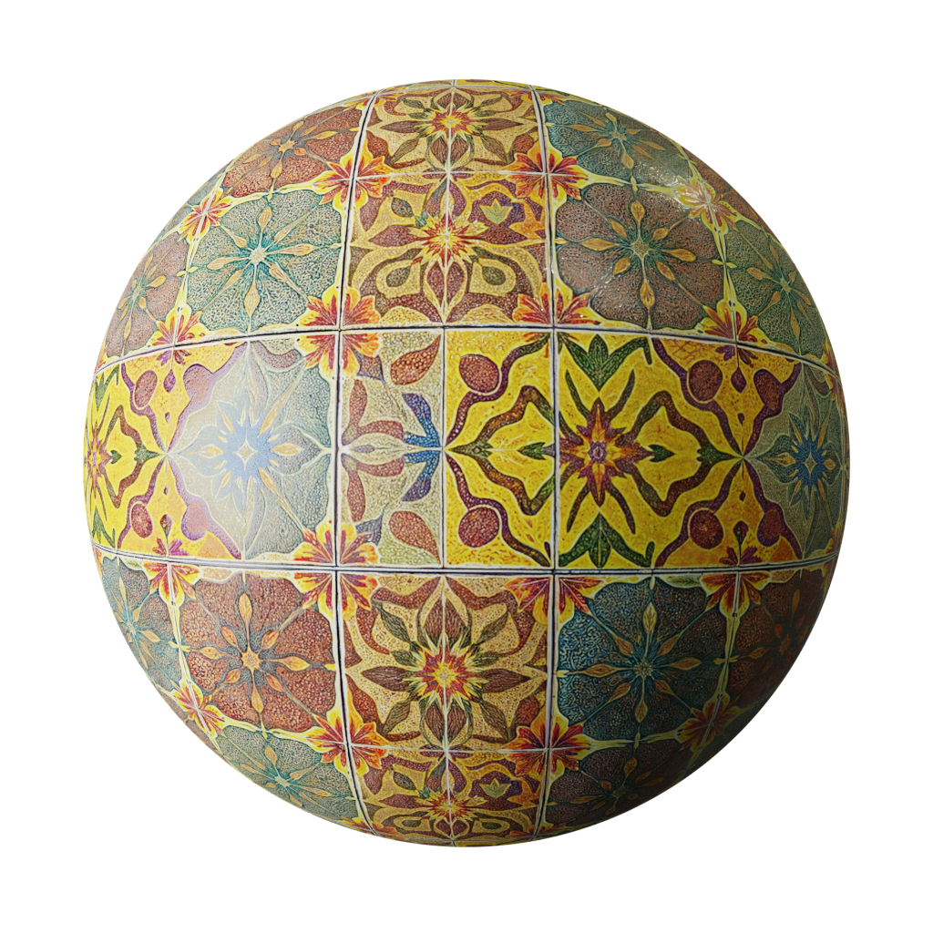 Mexican Pasta Tiles | FREE floor materials | BlenderKit
