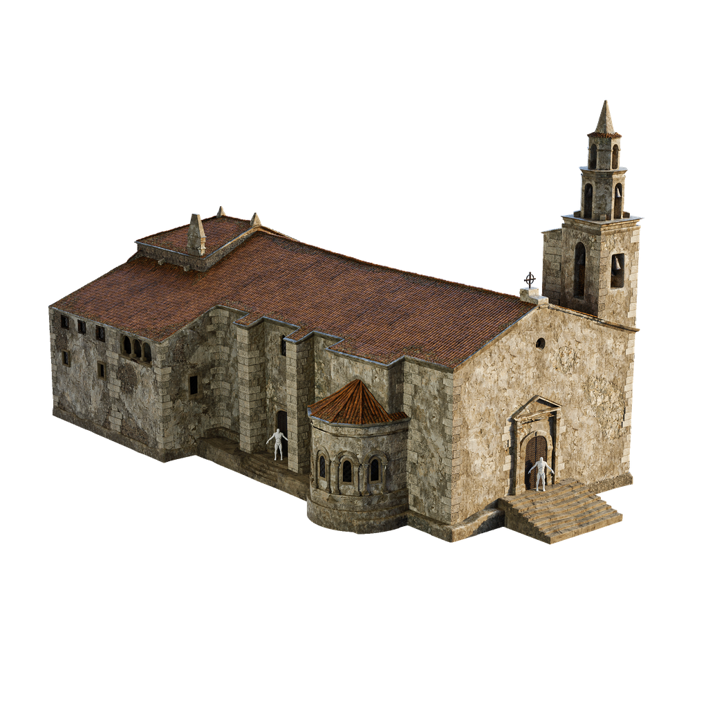 Italy Temple | Historic Buildings models | BlenderKit