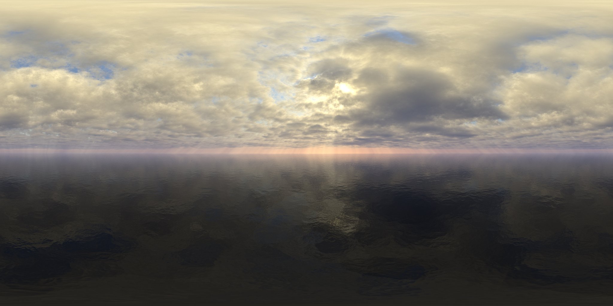 Overcast sky, low clouds | Nature HDRis | BlenderKit