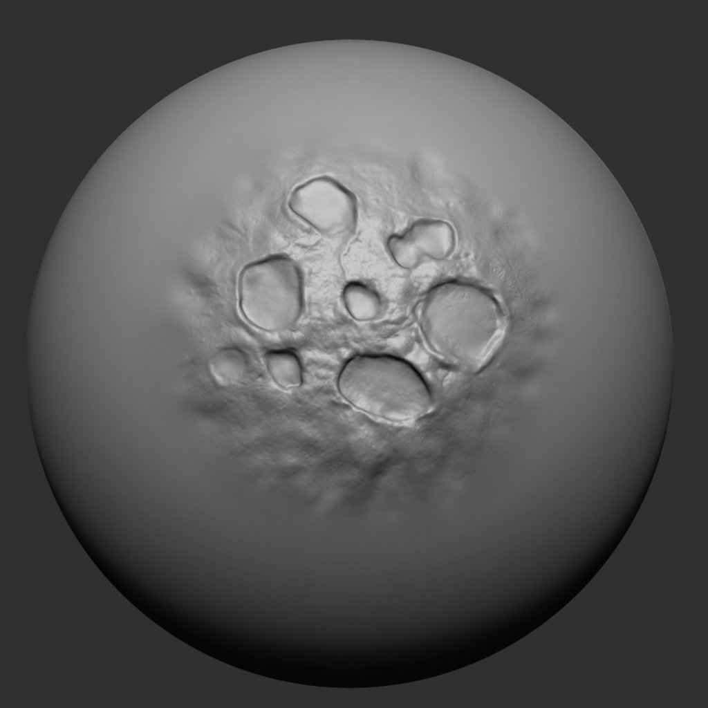 NS Burn holes round | scars & wounds brushes | BlenderKit