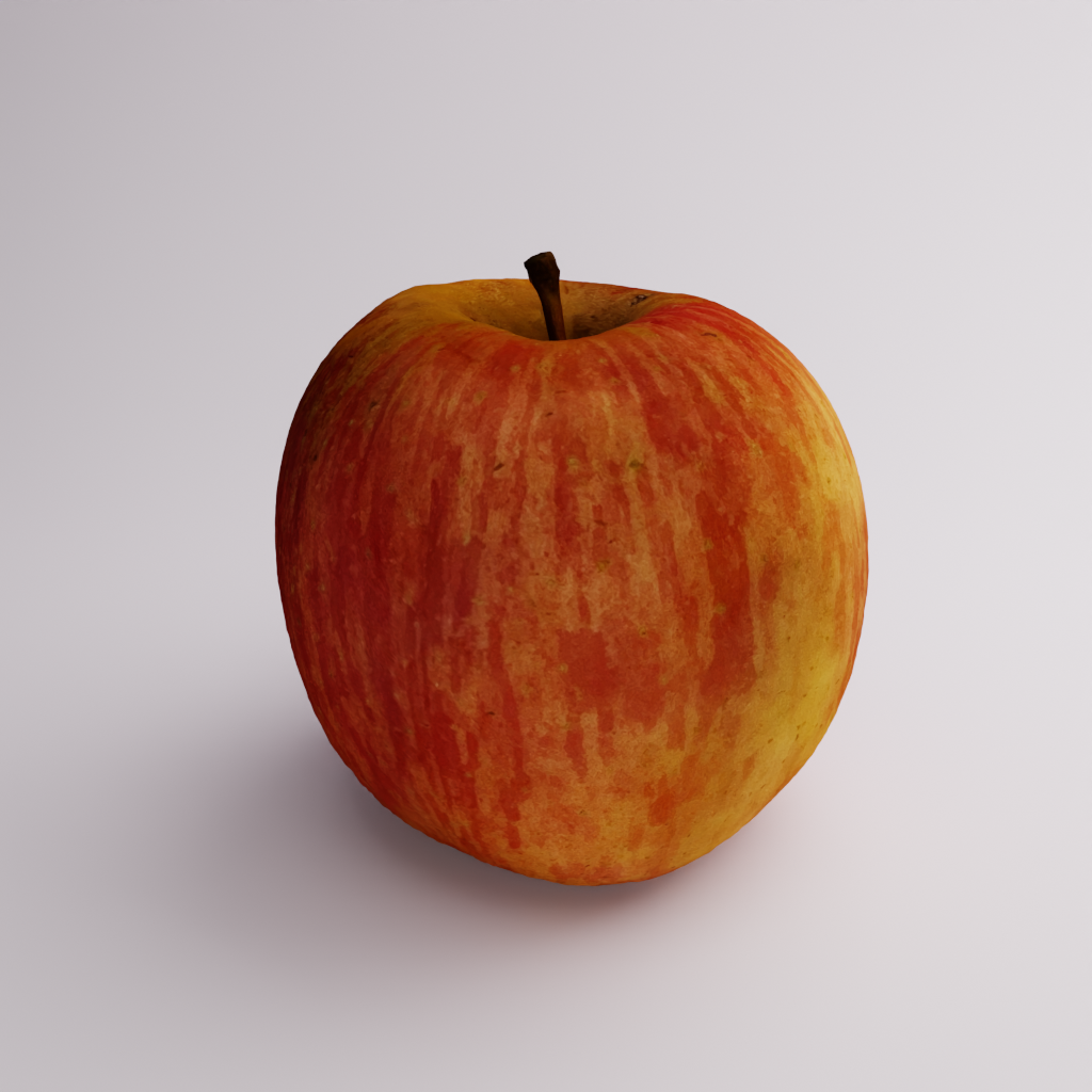 Apple fruit (scan) | FREE Interior Decorations models | BlenderKit