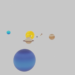 Solar system | FREE Exterior scenes | BlenderKit