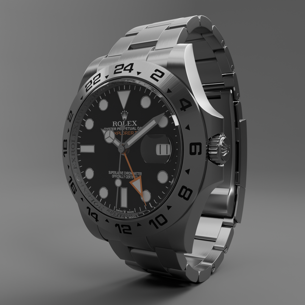 Rolex Explorer II | Clocks models | BlenderKit