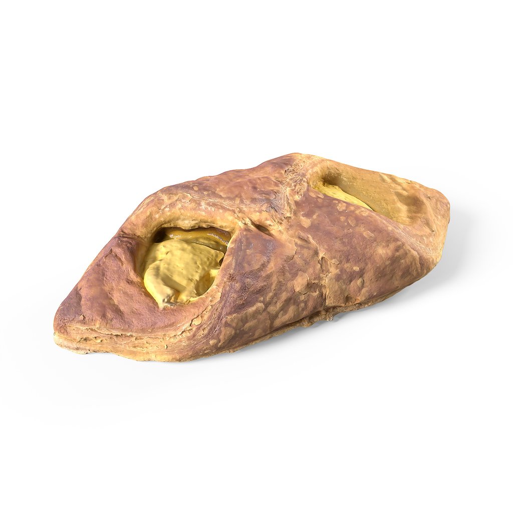 Danish Pastry with Lemon Custard | Sweets / Desserts models | BlenderKit