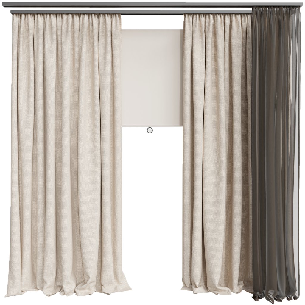 Bedroom Curtain 2 | Curtains models | BlenderKit