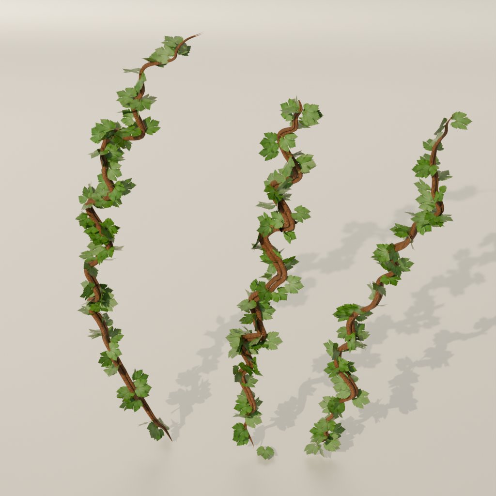 Procedural Ivy & Vine Generator | FREE Green Walls models | BlenderKit