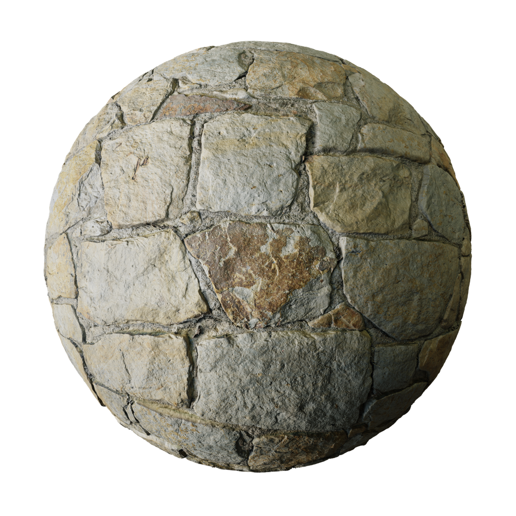Wall Stone 6 | FREE stone materials | BlenderKit