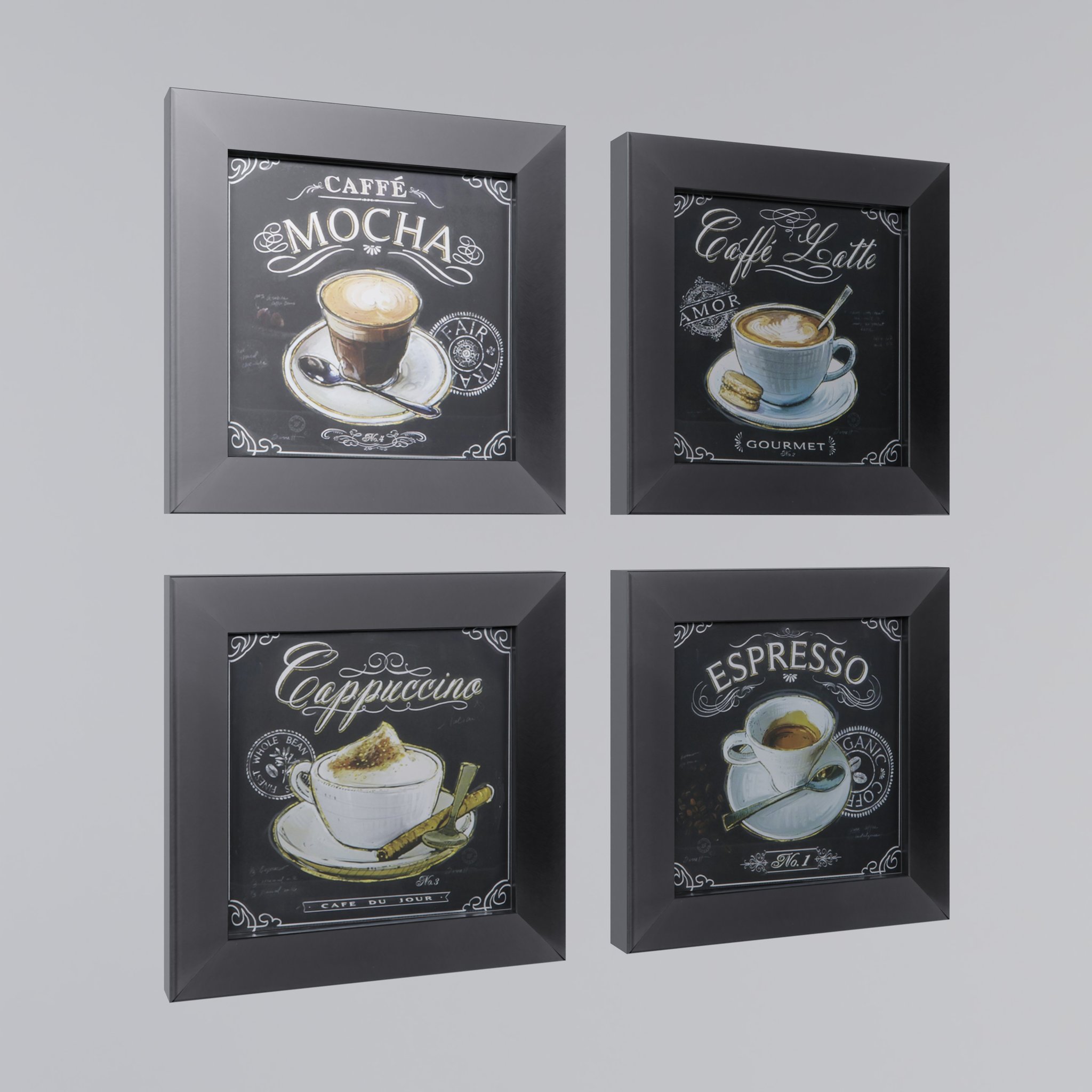 Coffee Frame | Decorative Pictures models | BlenderKit