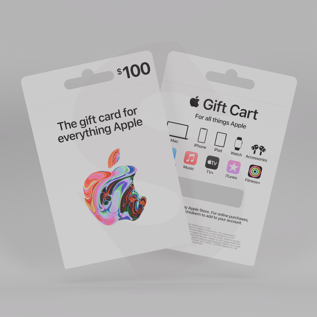 Apple Gift Card 100$ | FREE Technology models | BlenderKit