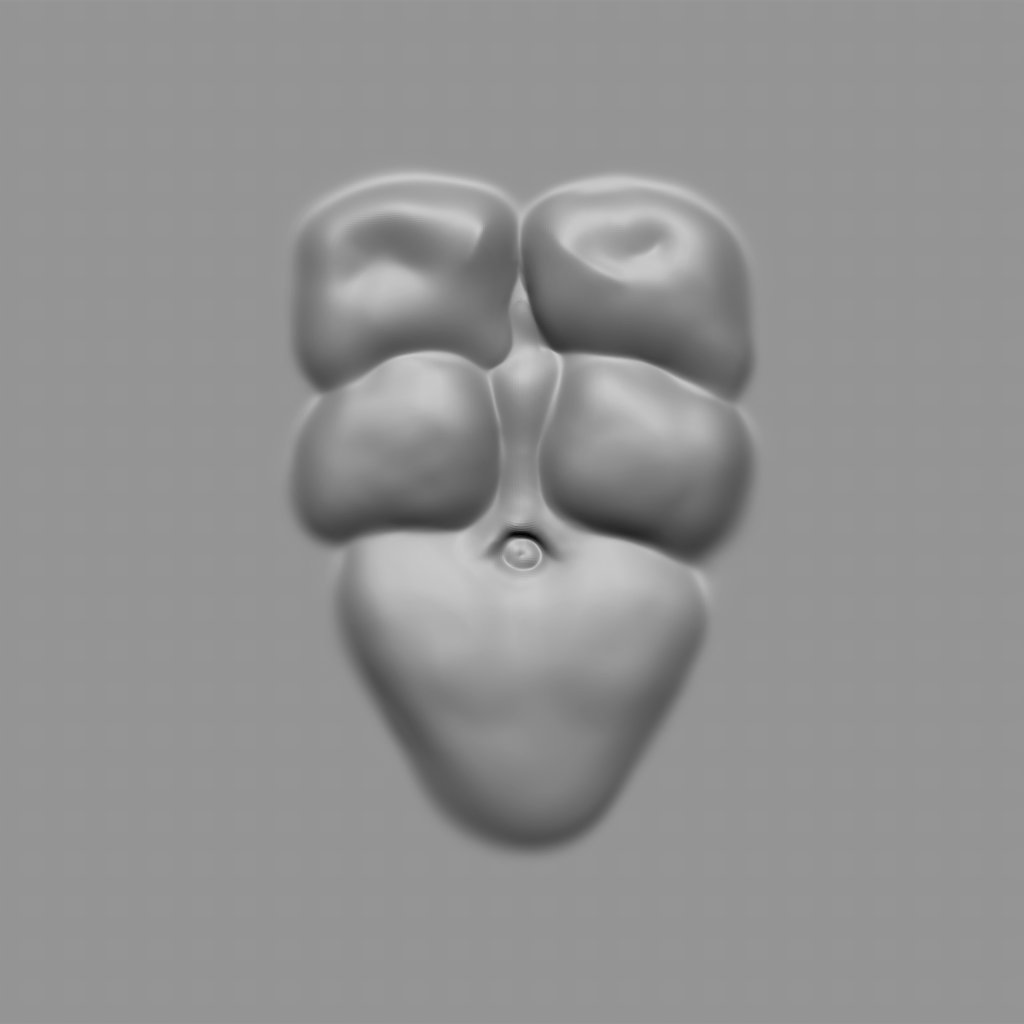 ER Muscle brush 35 | Human Muscle brushes | BlenderKit