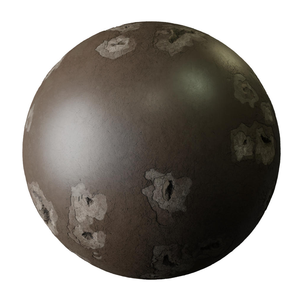 Brown demaged wall | FREE plaster materials | BlenderKit