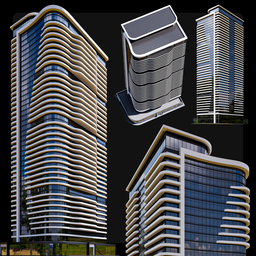 High-Rise Building | Commercial Buildings models | BlenderKit