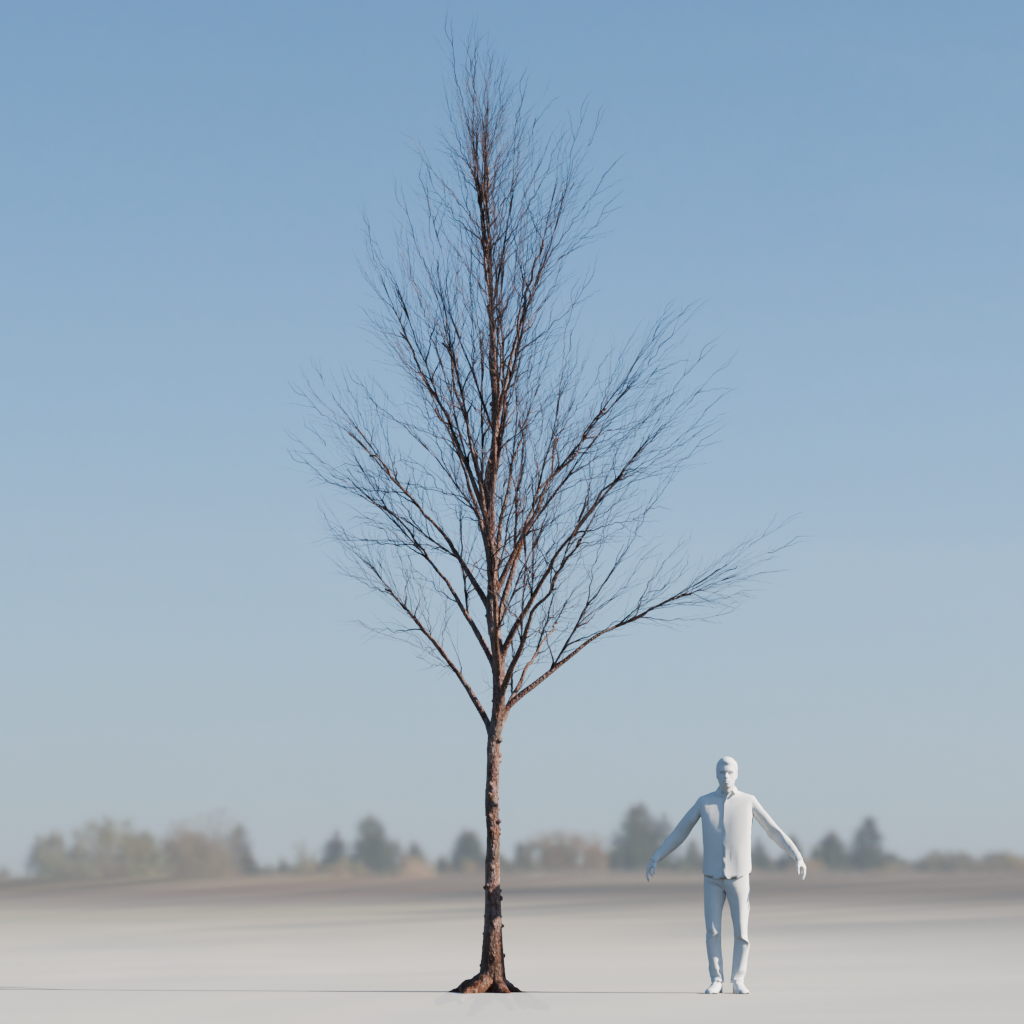 Dry Tree Low Poly Animated | Trees models | BlenderKit