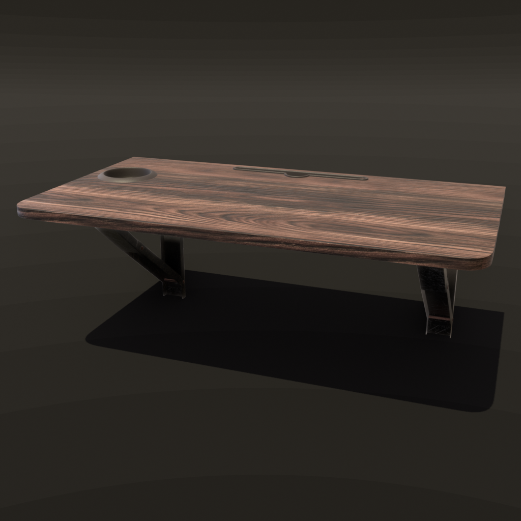 Foldable Wall Laptop Table | Tables models | BlenderKit
