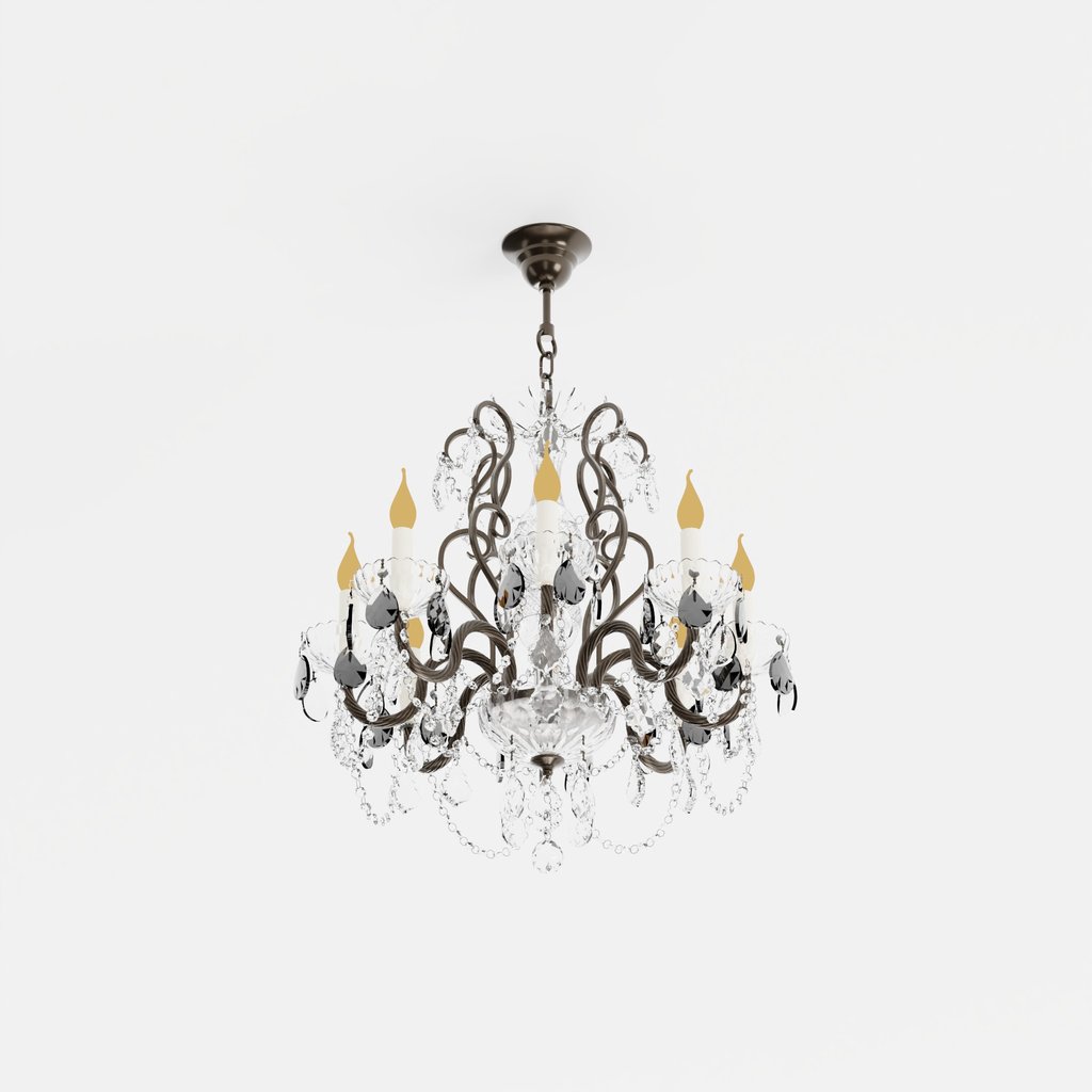 Schonbek Century Bronze Chandelier | Ceiling Lights models | BlenderKit