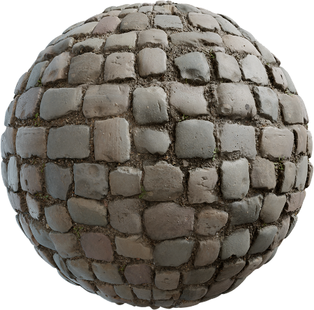 Cobblestone Floor 08 | FREE human materials | BlenderKit