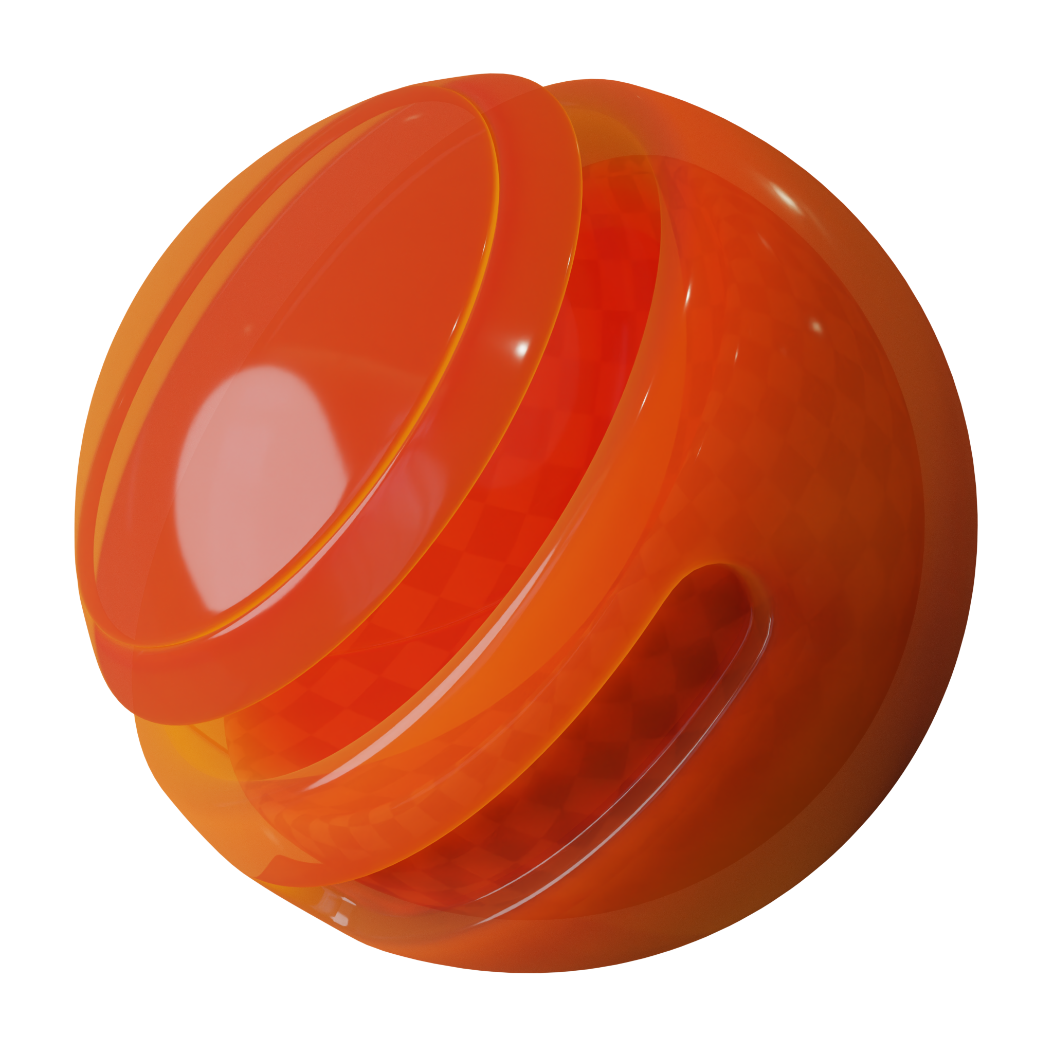 Translucent procedural orange plastic | FREE plastic materials | BlenderKit