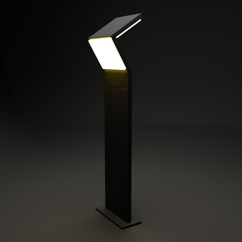 Standing Double-Sided Light | Outdoor Lights models | BlenderKit