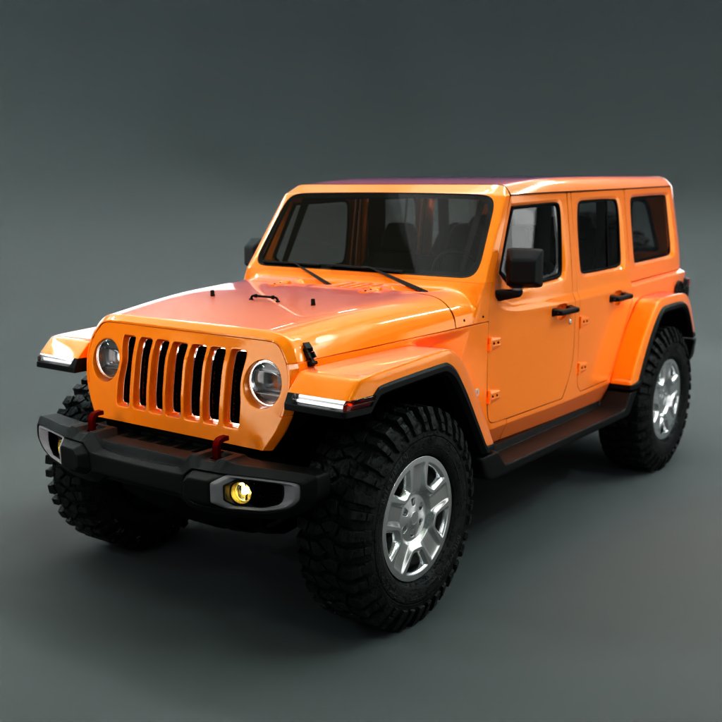 Jeep Rubicon | 3D Standard models | BlenderKit