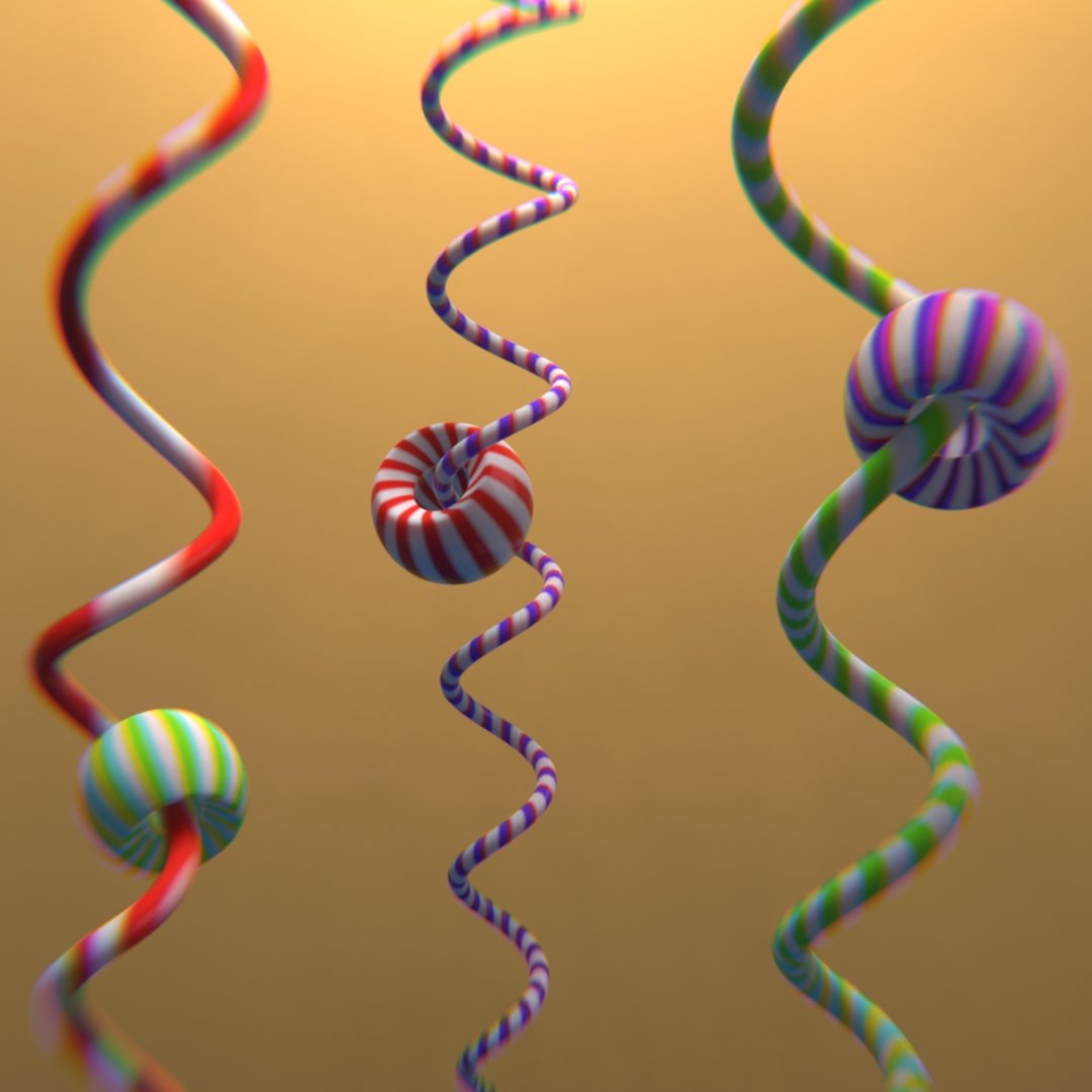 Candy walk | FREE Abstract scenes | BlenderKit