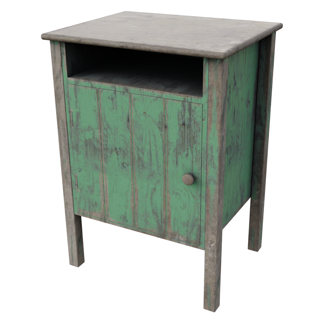 Rustic night stand.003 | Tables models | BlenderKit