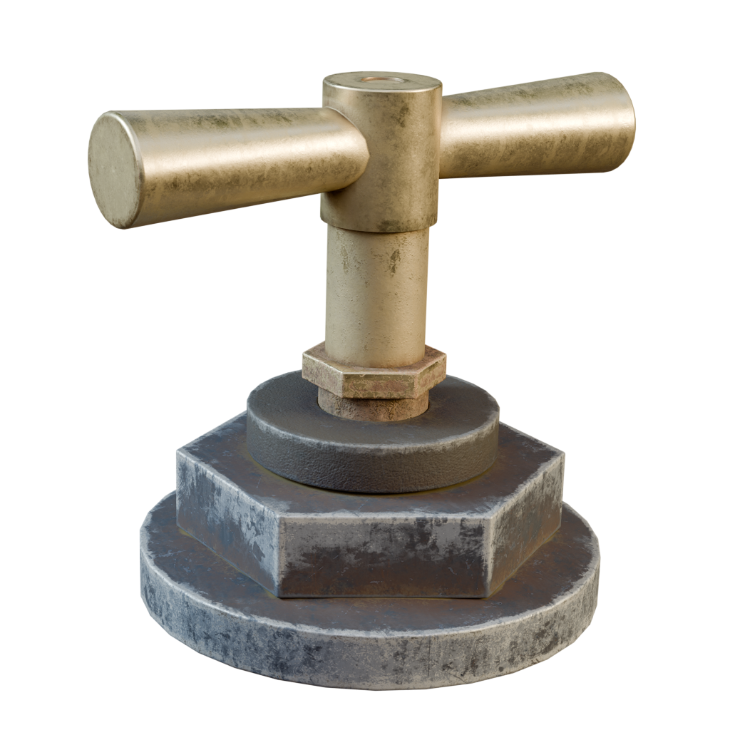 Water Tap Handle | Industrial parts models | BlenderKit