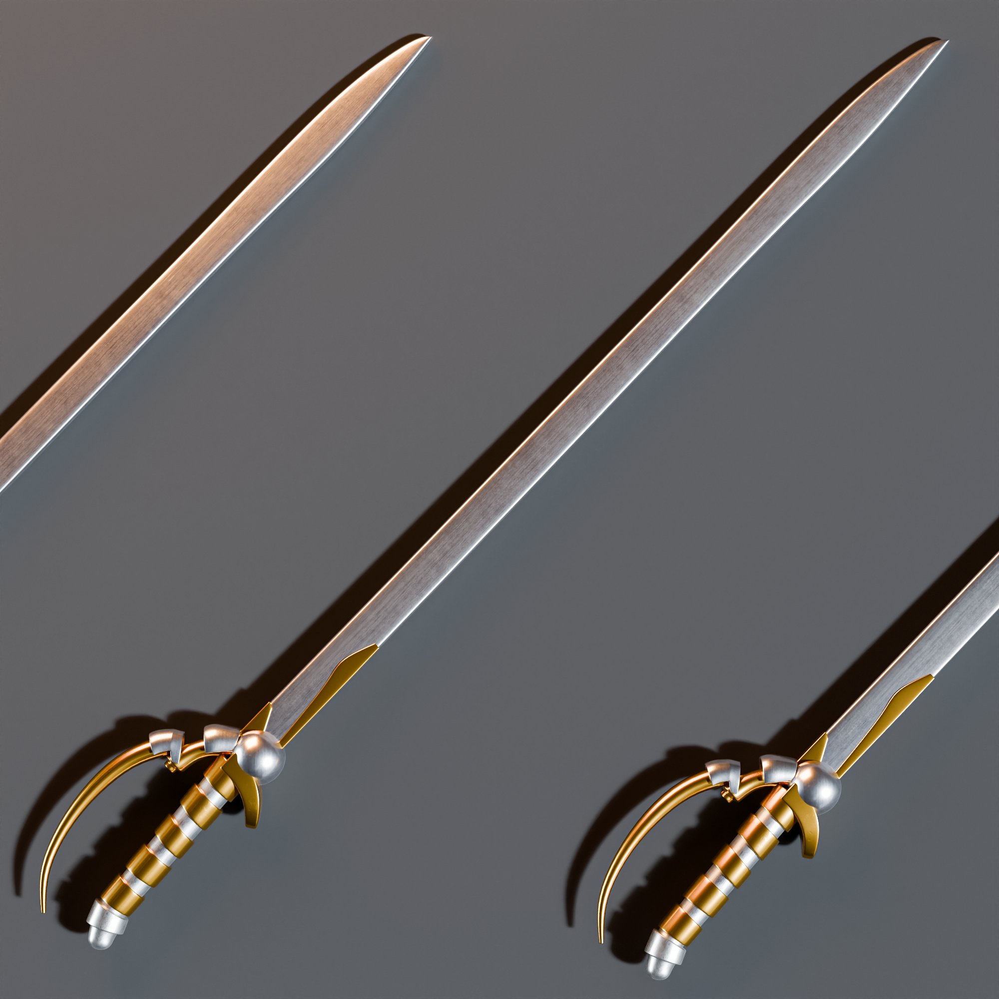 Silverfang Sword | Historical Weapons models | BlenderKit