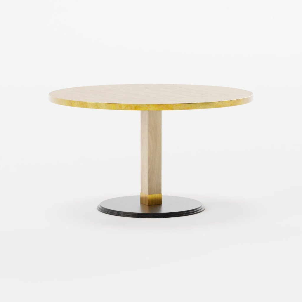 Table round big 1300 | FREE Restaurant / Bar models | BlenderKit