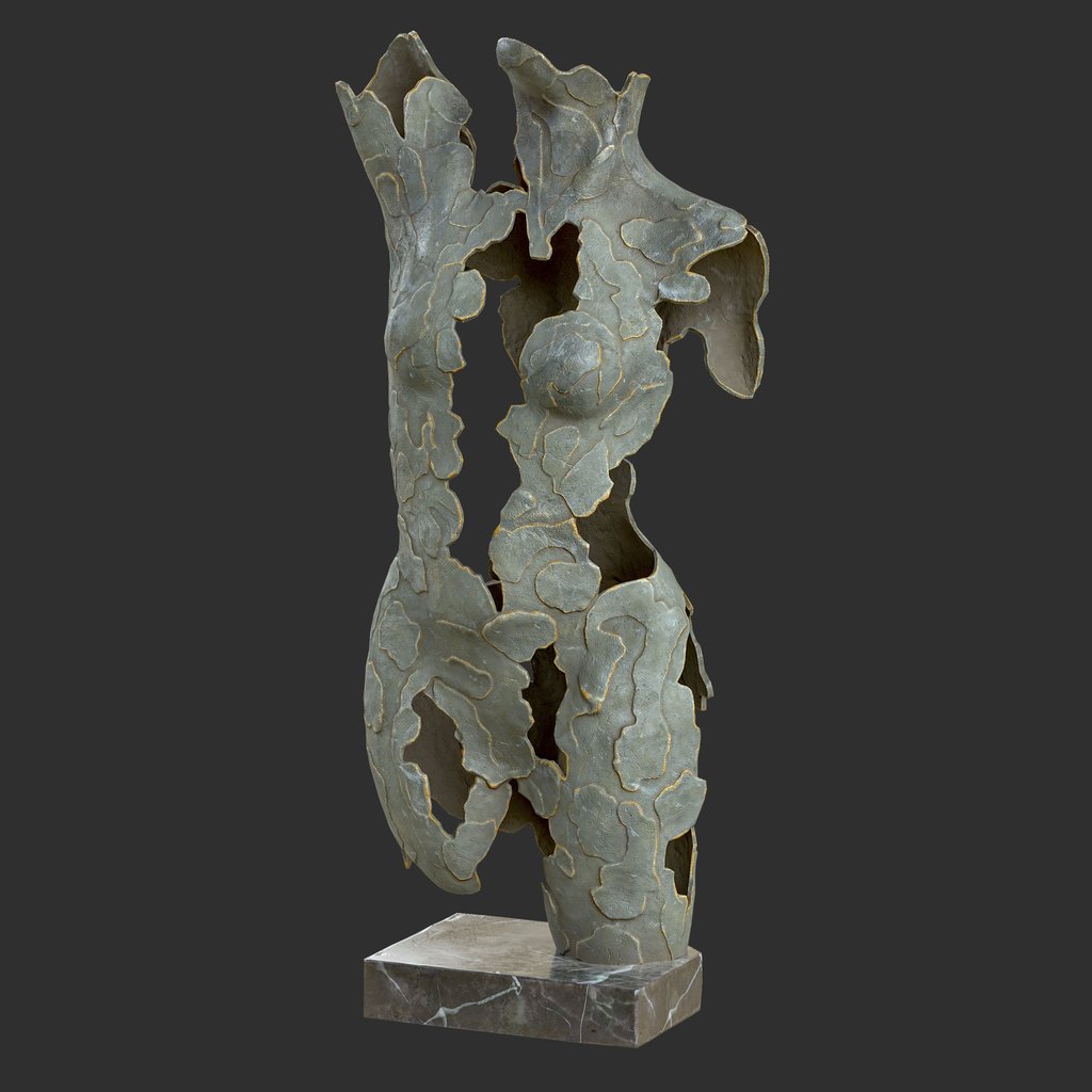 Abstract Female Torso Sculpture Aged | FREE Interior Sculptures models ...