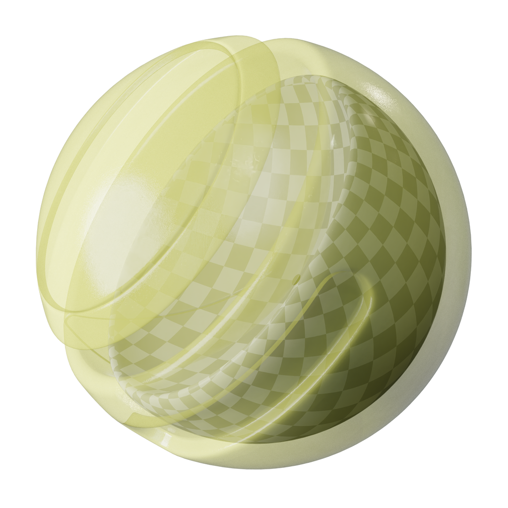Yellow Transparent Plastic | FREE plastic materials | Blendkit