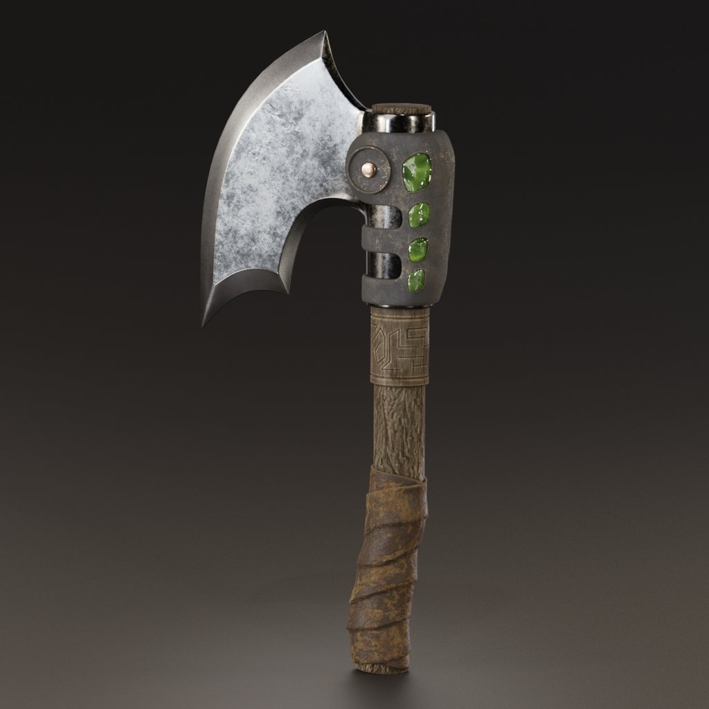 Magic Axe | Historical Weapons models | BlenderKit