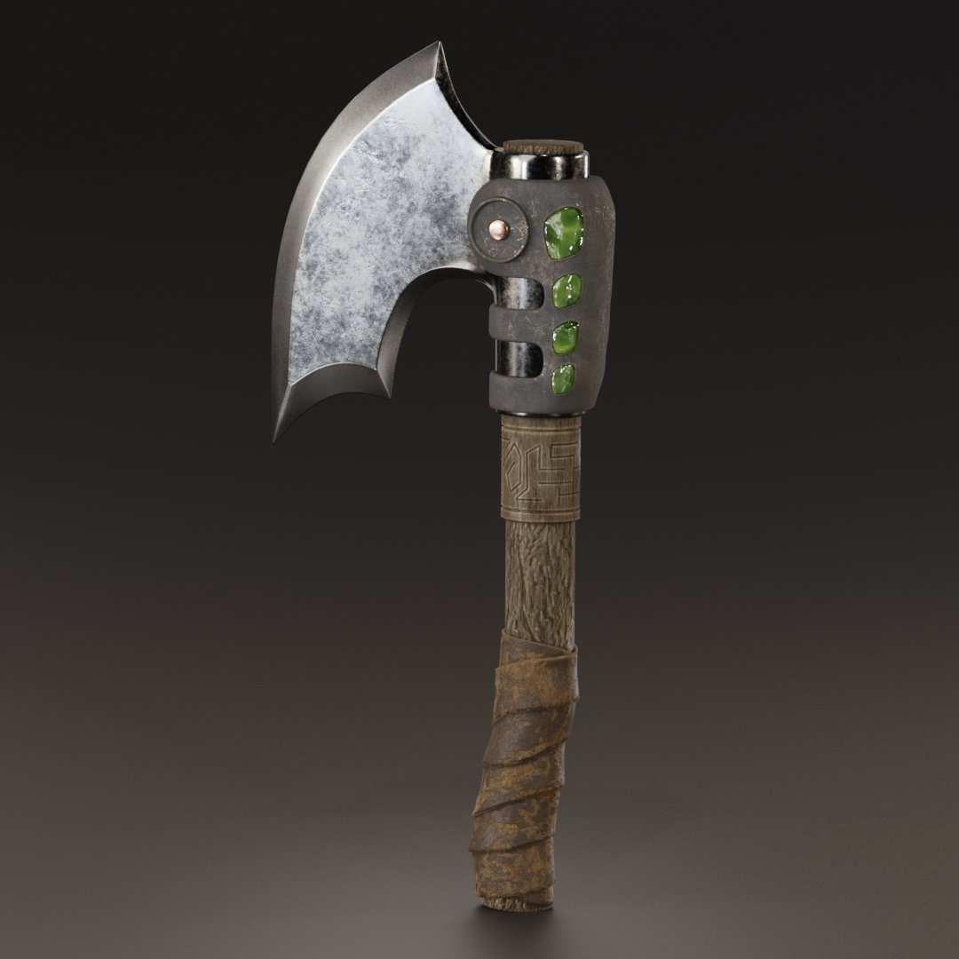 Magic Axe | Historical Weapons models | BlenderKit