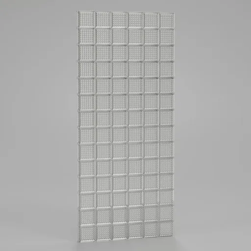 Glass Block Partition Panel | 3D Panels models | BlenderKit