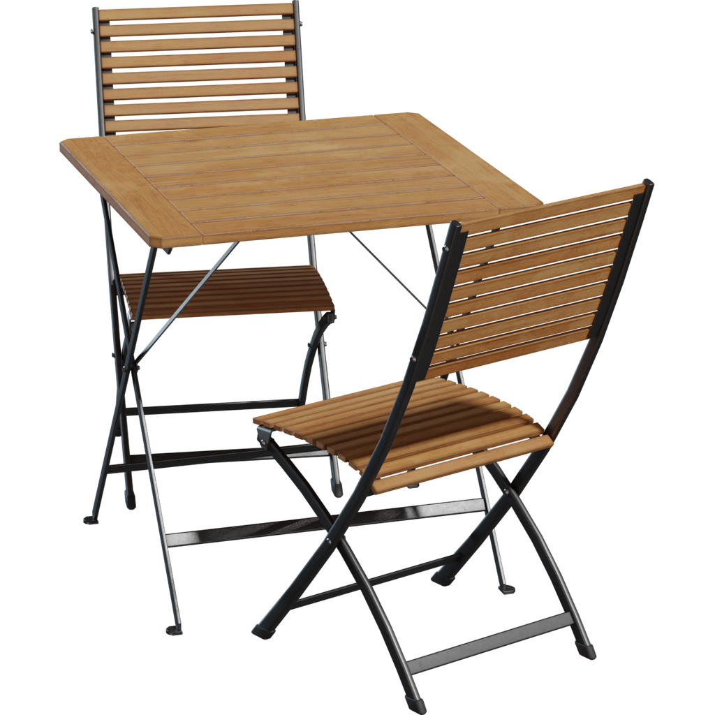 Outdoor Table Chair Set 01 | FREE Chair-table Sets models | BlenderKit