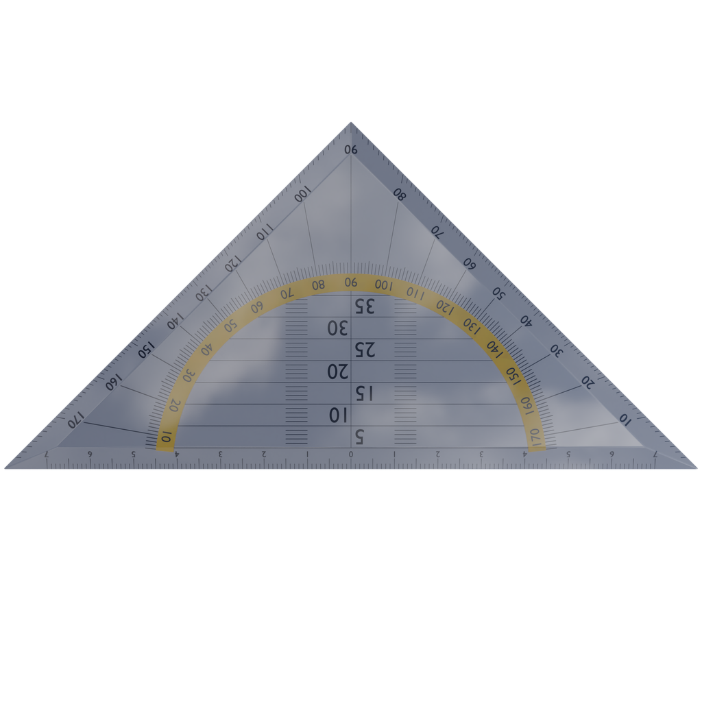 Triangle Ruler (cm) | FREE Architecture models | BlenderKit
