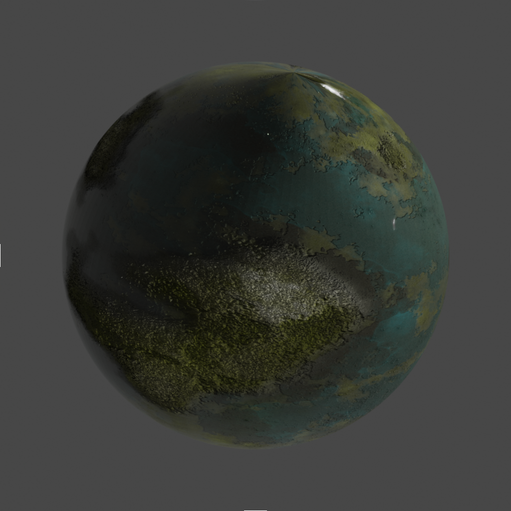 Swampy Terrain | FREE ground materials | BlenderKit