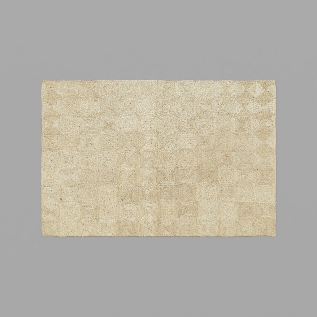 Natural Woven Rattan Rug Carpet | FREE Carpets models | BlenderKit
