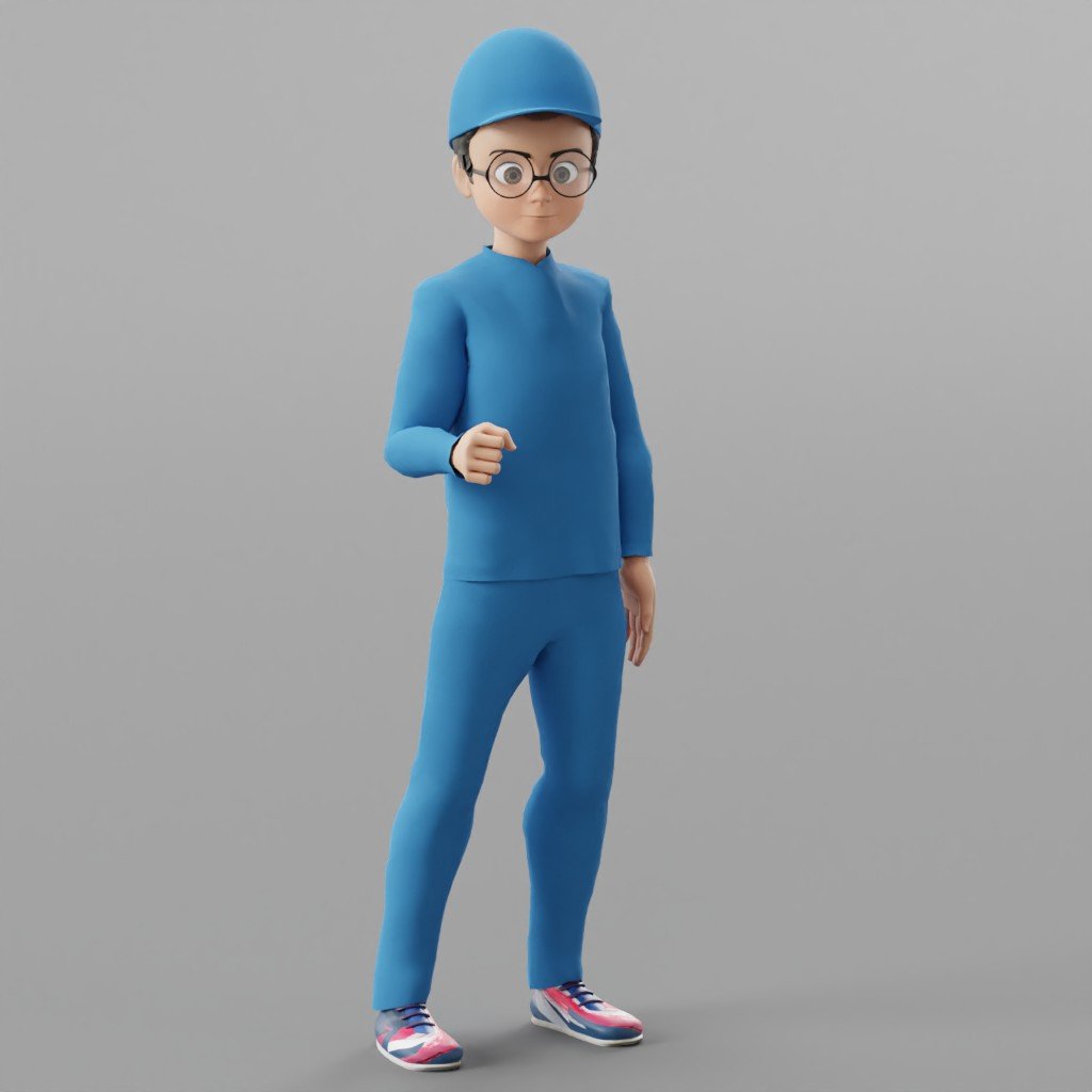 Coach Character Rigged | Men models | BlenderKit