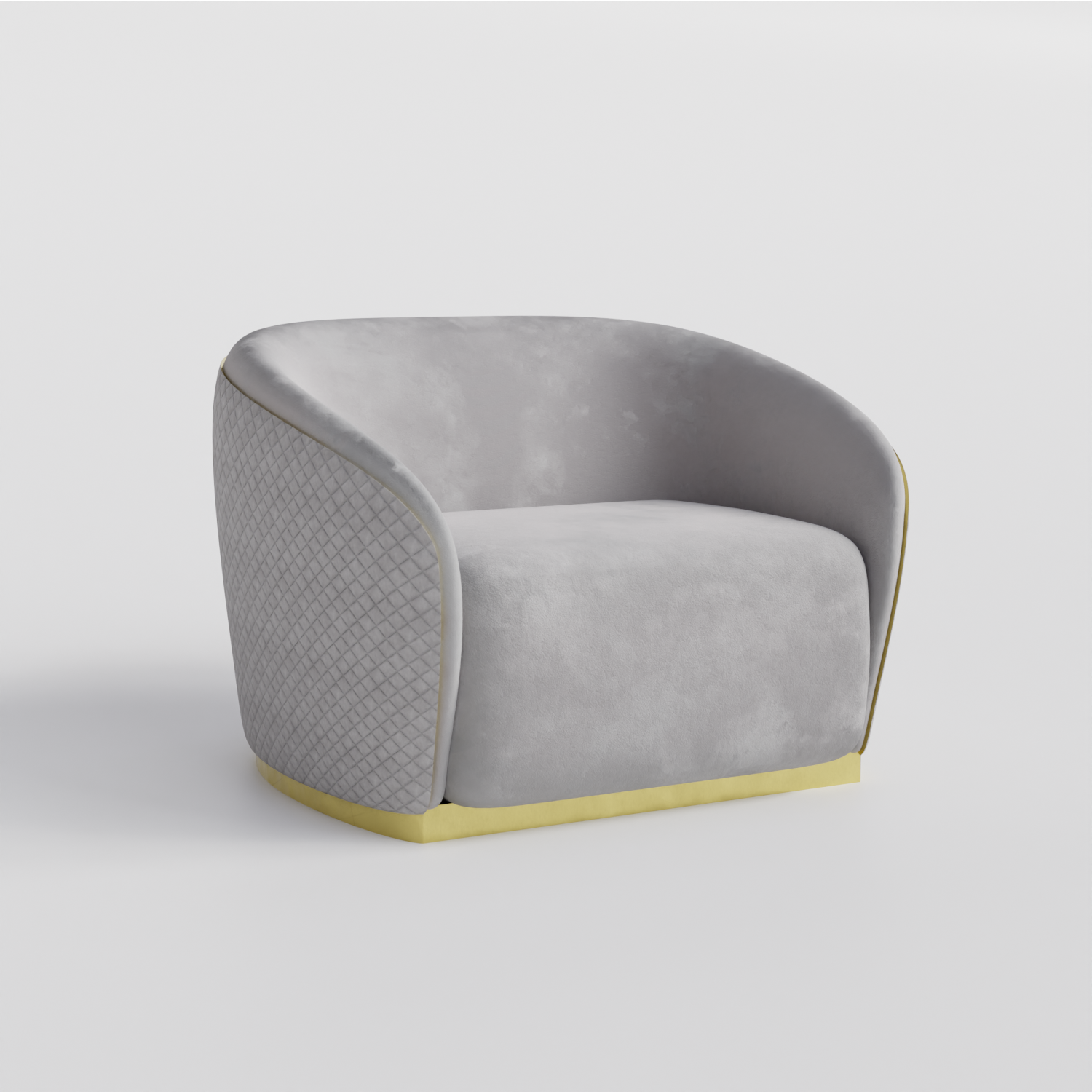 Modern Luxury Sofa 01 - Grey | FREE Sofas models | BlenderKit