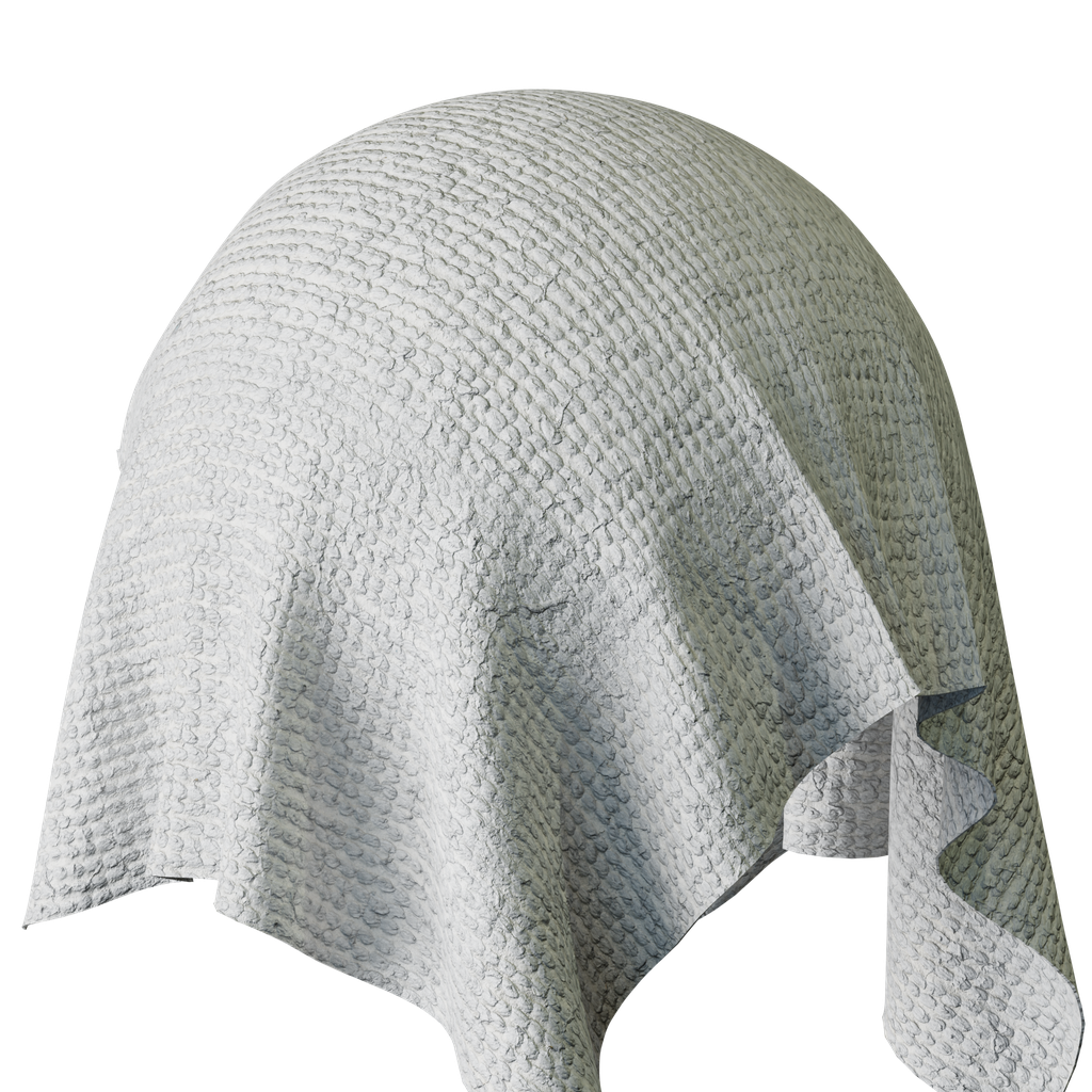 White Terry Cloth Fabric | FREE fabric materials | BlenderKit
