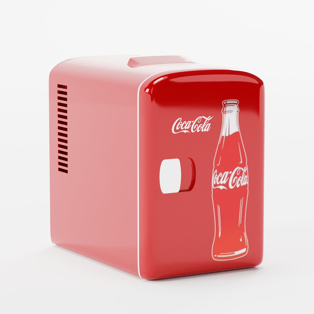 Coca-Cola Classic Mini Fridge Cooler | Kitchen Storage Spaces models ...
