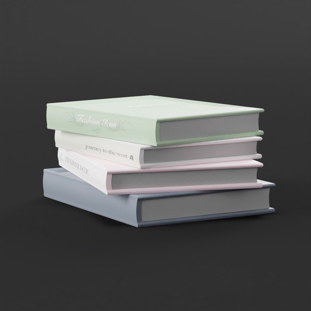 Thick Book Magazine Green Nature | Books models | BlenderKit