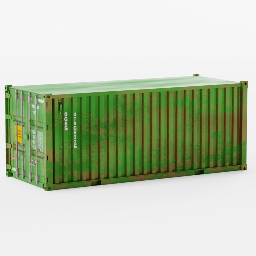 Shipping container | FREE Containers models | BlenderKit